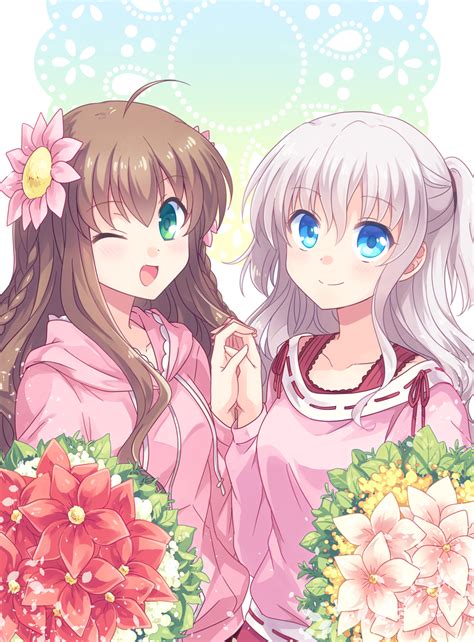 Kousetsu Kanbe Kotori Tomori Nao Charlotte Anime Key Company Rewrite White Lily Clip