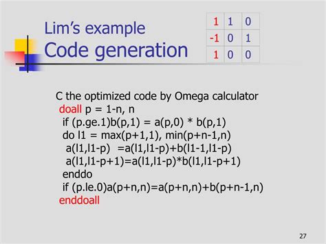 ppt parallel programming using the iteration space visualizer