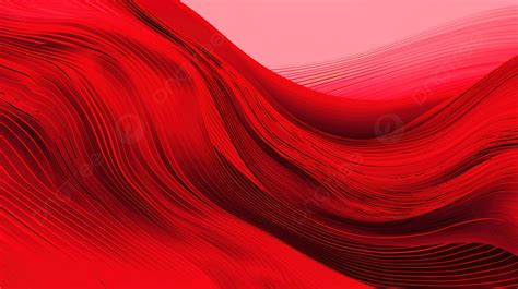 Red Abstract Background With Wavy Lines Picture Of Red Wave Red Wave Background Image And