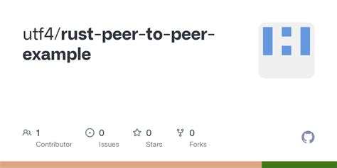 Github Utf4rust Peer To Peer Example