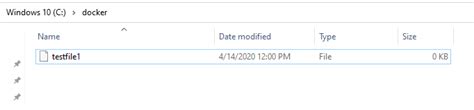 Windows Docker Shared Volumefolder Dev Community