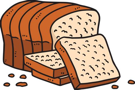 Cute Wheat Bread Clip Art