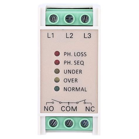 460vac Three Phase Power Relay 5a Voltage Monitoring Relay Contact