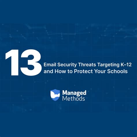 13 Email Security Threats Targeting K‑12 Schools Managedmethods