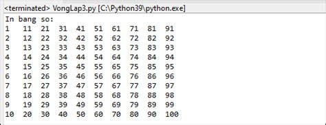 Bài tập vòng lặp trong Python Bài tập Python VietTuts