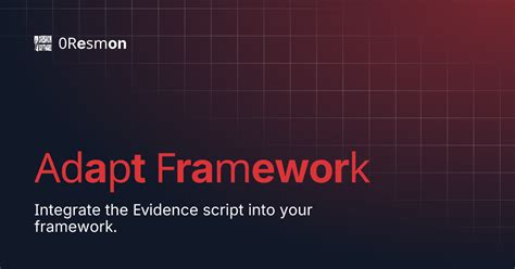 Adapt Framework 0resmon Adapt Framework 0resmon