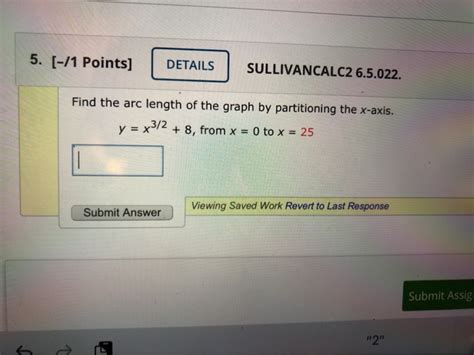 solved 5 [ 1 points] details sullivancalc2 6 5 022 find