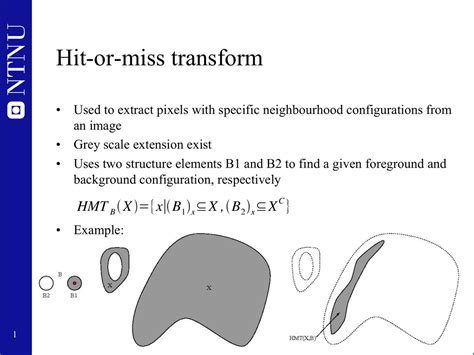Hit Or Miss Transform