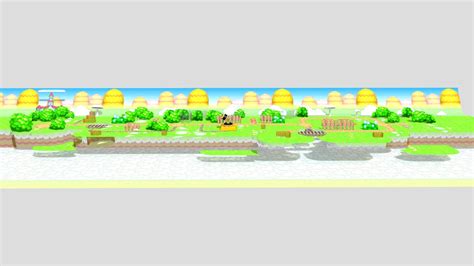 Nsmb Ds World 1 3d Model By Rockofoxy [0cb024f] Sketchfab
