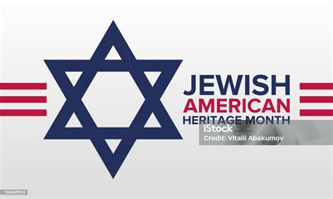유대인의 미국 문화 유산의 달 5 월에 축 하 미국에서의 유대인 성과와 미국의 공헌에 대 한 연례 인정 포스터 카드 배너 및
