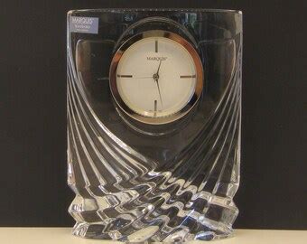 Crystal Clock Etsy