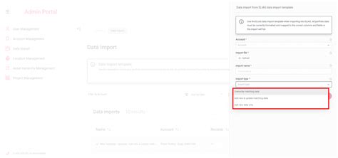Data Import Elias Administration Elias Help
