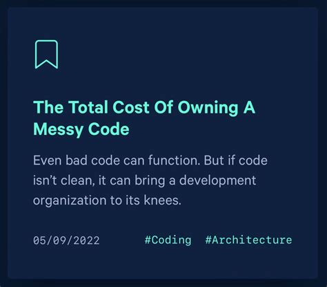 even bad code can function but if code isn t clean it can bring a
