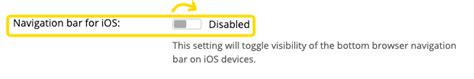 Configuring The Navigation Bar For Linked Content On Ios Devices