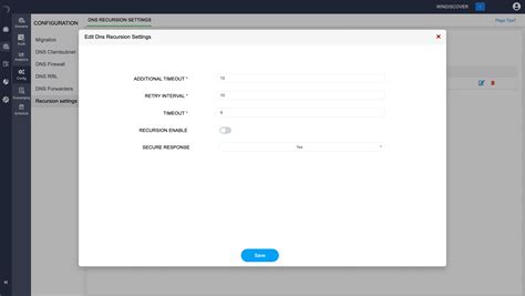 Configuring Dns Recursion Settings