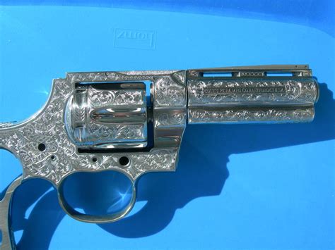Colt Python Gouse Freelance Firearms Engraving Gun Engraver Pistol Shotgun Rifle