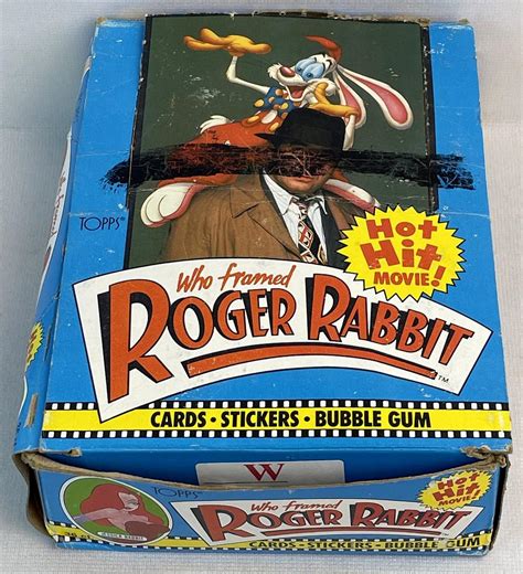 Lot 1988 Topps Who Framed Roger Rabbit Movie Wax Packs 36 Ct Hobby