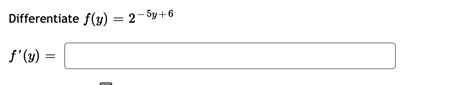 Solved Use The Chain Rule To Find The Derivative Of