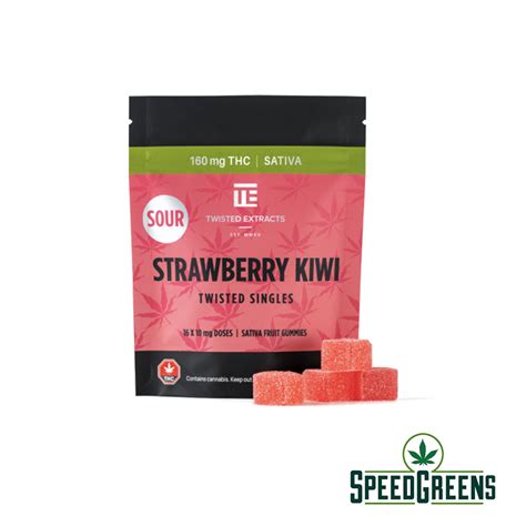Twisted Extracts Sativa Twisted Singles 160mg Thc Speed Greens