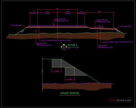 42 Cad File Of Road Layout Plan And Cross Section For Free Download Free Cad Blocks Download