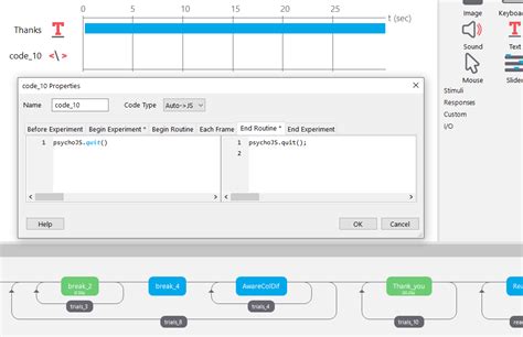 How To End Experiment Early With All Data Saved Crashes Using Psychojsquit Coding Psychopy