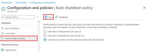 Set Lab Policies Azure DevTest Labs Microsoft Learn