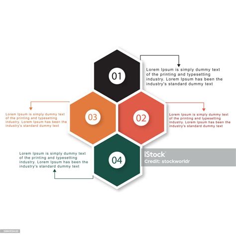 타임라인 현대 벡터 일러스트레이션 육각형 요소가 있는 인포그래픽 템플릿 2023년에 대한 스톡 벡터 아트 및 기타 이미지 2023년 2024년 3차원 형태 Istock