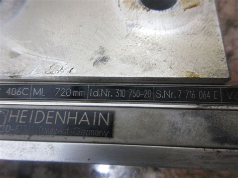 Heidenhain Linear Scale Encoder Ls 406c Ls406c Ml 720mm Id Nr 310 750 20 Each 1