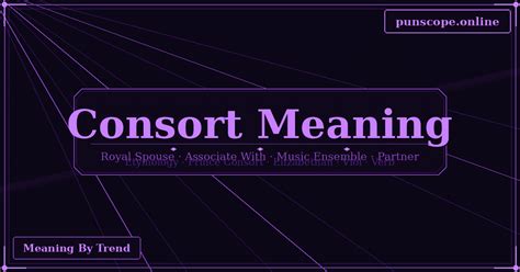 482 Consort Meaning Definition Noun Verb Royal Music And Complete Guide