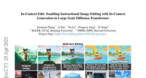 In Context Edit Enabling Instructional Image Editing With In Context