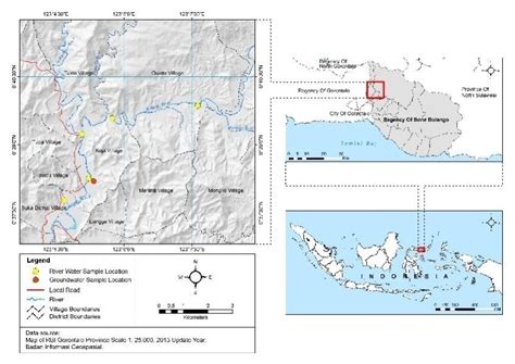 Map Of Sampling Location Download Scientific Diagram