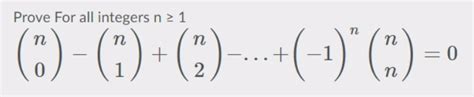 Solved Prove For All Integers N 2 1 N п п 0 1 2 0
