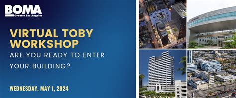 Virtual Toby Workshop Are You Ready To Enter Your Building Boma