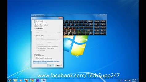 Enable The Onscreen Keyboards Numeric Key Pad Display Youtube