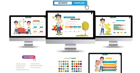 Шаблоны презентаций Keynote с инфографикой Шаблоны презентаций Включая инфографики и