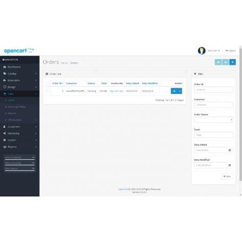 Opencart Generate Invoice Number In Orders