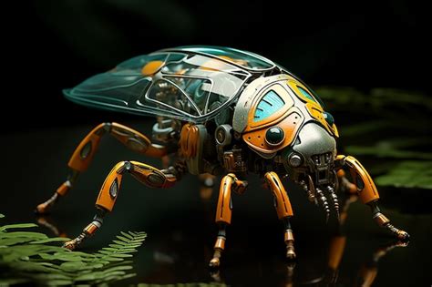 Free Photo Ai Generated Robotic Insect