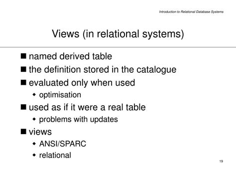 Ppt Introduction To Relational Database Systems Powerpoint