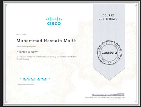 Muhammad Hasnain On Linkedin I Am Very Happy😊😊😊 Complete The Course Network Security From Coursera