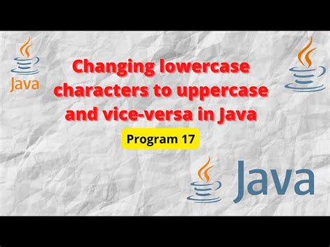 Java Char To Uppercase