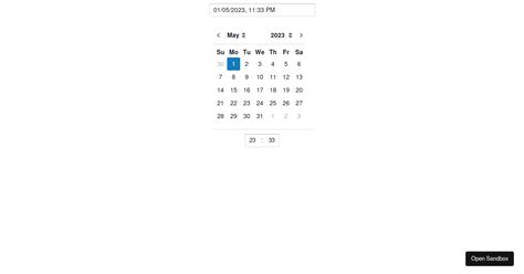 Datepicker Codesandbox Datepicker Codesandbox