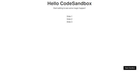 React Bulma Carousel Forked Codesandbox
