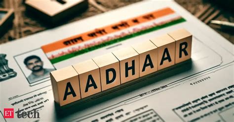 Revise Aadhaar To Align With Data Privacy Act Uidai Told The Economic Times