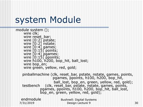 332437 Lecture 9 Verilog Example Ppt Download