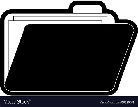 Folder File Royalty Free Vector Image VectorStock