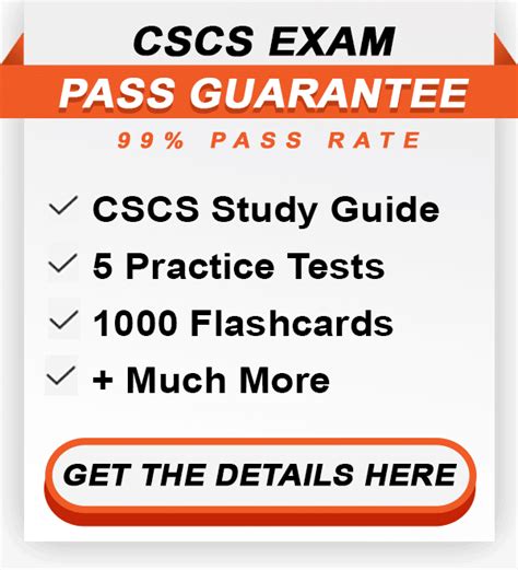 Free CSCS Practice Test Realistic Exam Questions