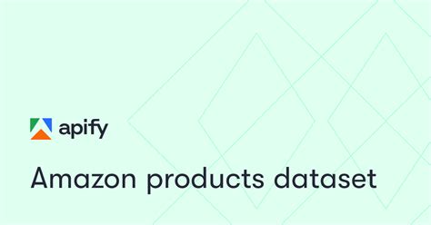 Amazon Products Dataset · Apify