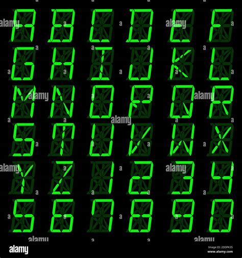 Digital Numbers Font