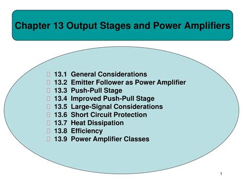 PPT Enhancing Power Amplifier Efficiency With Push Pull Stages PowerPoint Presentation ID