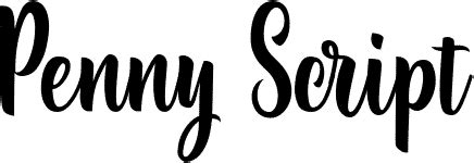Penny Script Demo Font